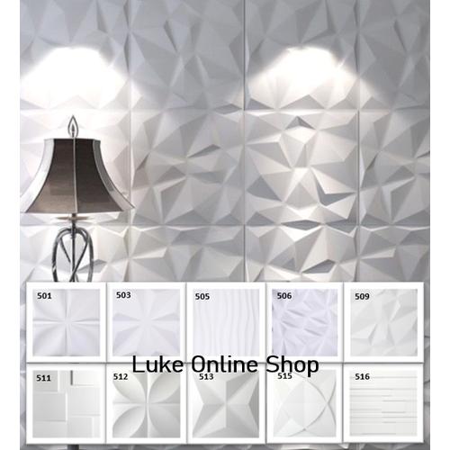 Jual wall panel pvc 3d 50x50 elegan - D006 - Jakarta Utara - Luke ...