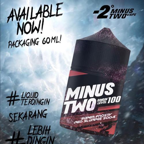 Jual Minus Two V3 Red Slurpee Soda Dingin Level 100 60ML / Minus 2 ...
