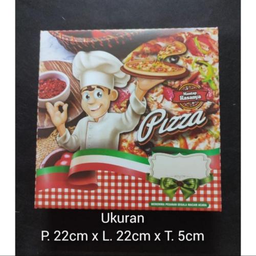 Jual Box Pizza | Dus Pizza | Tempat Pizza Ukuran 22 x 22 x 5 Isi 25pcs ...