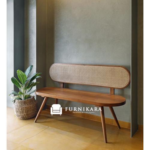 Jual kursi bangku rotan minimalis kursi bangku cafe jati rotan - Kab ...