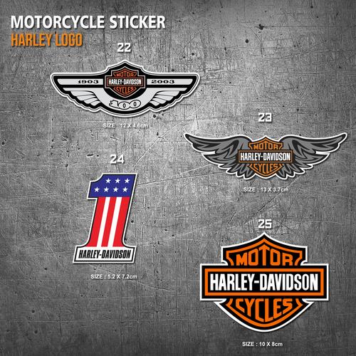 Jual Sticker Motor Helm Mobil Logo Harley Davidson Katalog 05 - 22 ...