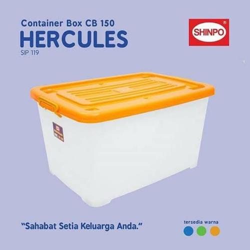 Jual Container Box Shinpo 150L CB 150 Kontainer Box Kotak Penyimpanan ...