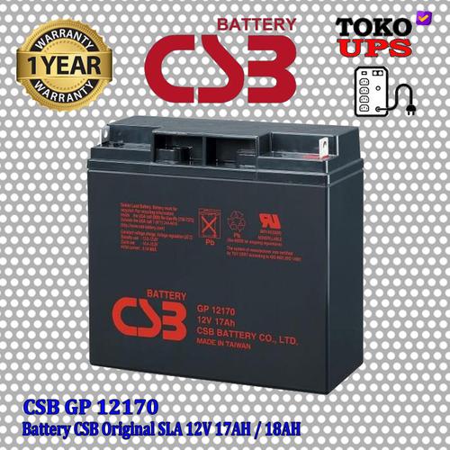 Promo Battery UPS CSB 12V 17AH GP12170 F2 12V 18AH - Unit Cicil 0% 3x - Jakarta Pusat - TokoUPS ...