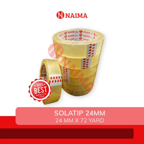 Promo (6pcs) Isolasi / Selotip 1 inch x 72 YARD / Solasi Solatip Bening ...