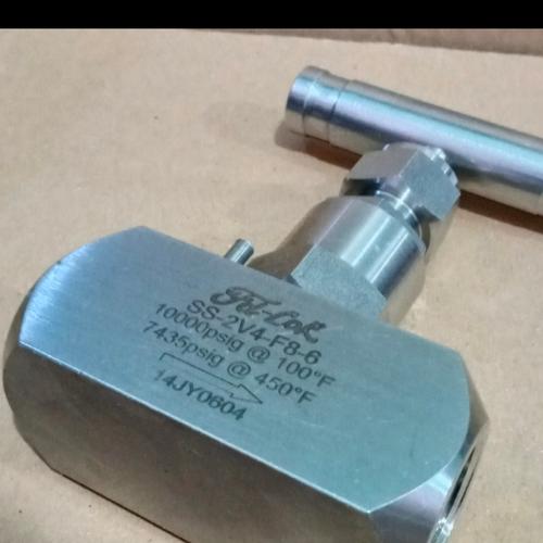 Jual NEEDLE VALVE 1/2" Inch SS 316 FD-LOCK 6000 psi & 10000 psi ...