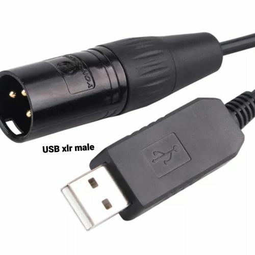 Jual kabel ftdi usb to 3 pin xlr male female dmx diy komputer laptop 3m ...