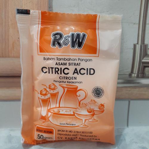 Jual Citroen / Asam Sitrat / Citric Acid RW / R&W Sachet 50g - Kota ...