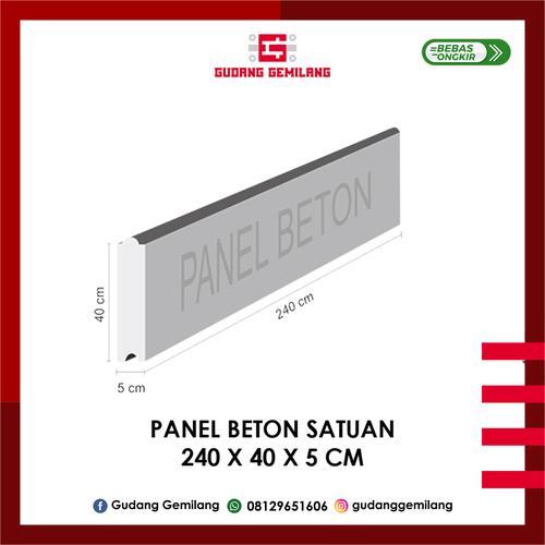 Jual Pagar Panel Beton Precast Acron 240 x 40 x 5 K225 Dinding Tembok ...