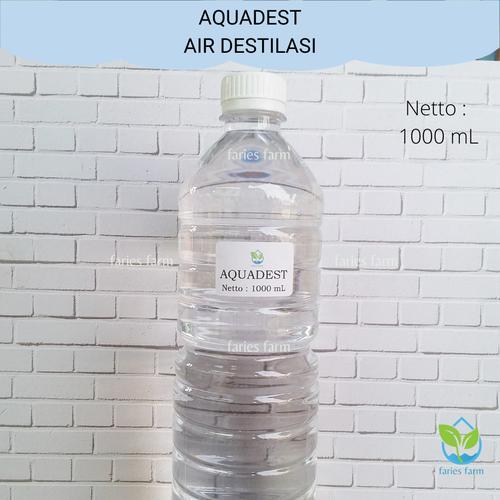 Jual Aquadest 1 Liter / AIr Destilasi / Air Suling / Destilated Water ...