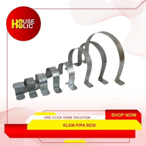 Jual Klem Pipa Besi / Clamp Omega / Klem Tiang / Sadel Selang Pipa Seng ...
