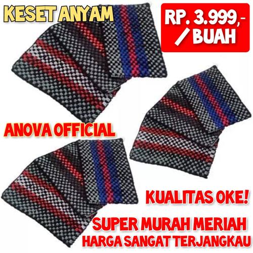 Jual KESET ANYAM . MURAH MERIAH . KESED KAKI . LAP . KAIN PERCA ...