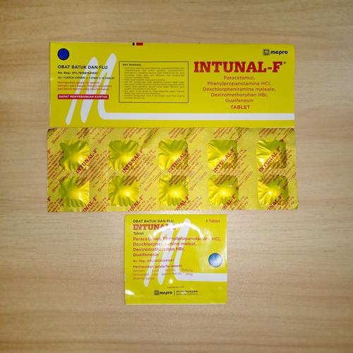 Jual Obat Batuk dan Flu Intunal Forte 10 tablet & 4 Tablet - 4 tablet ...