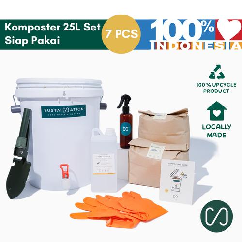 Promo Sustaination Komposter Lengkap Pengganti Tempat Sampah - 8L ...
