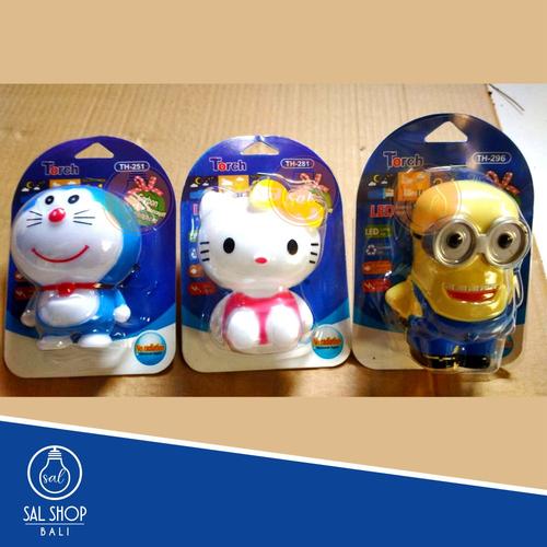 Jual Lampu Tidur LED Torch Murah / Doraemon / Hello Kitty / Minion ...