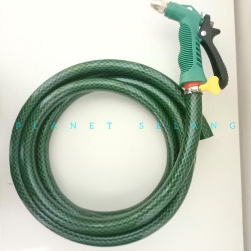 Promo Paket Selang Air 3/4 Inch 15 Meter Anti Lumut Benang Hijau ...