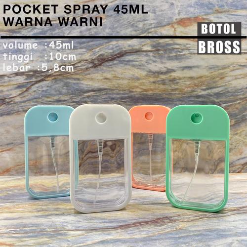 Jual Botol Spray Kotak 45ml Pocket Card Plastik Hand Sanitizer Parfum ...