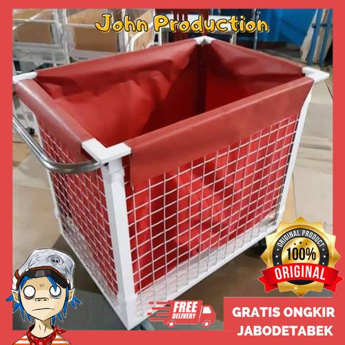 Jual Trolley Laundry Single / Troli Linen Kotor (Besi) - Kab. Bogor ...