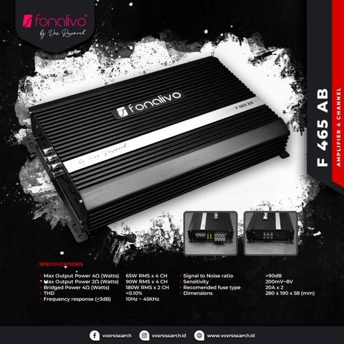 Jual Amplifier Power Vox Fonalivo FO 465 AB 4 Channel - Kota Cirebon ...