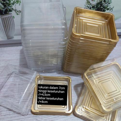 Jual 8cm - mika mooncake + tutup (75-100g) tray mika moon cake ...