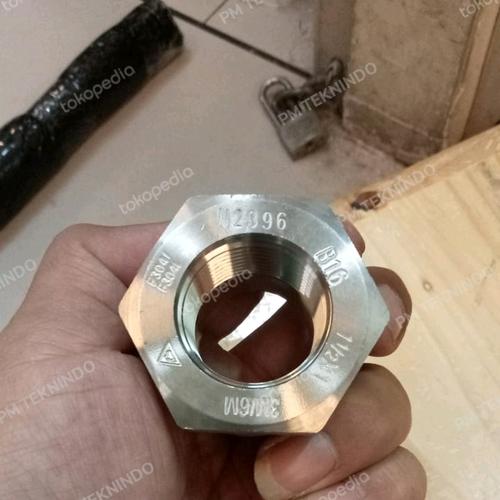 Jual Bushing / Vlok Ring Class 3000 SS304 Drat 3/4" x 1/2" inch NPT ...