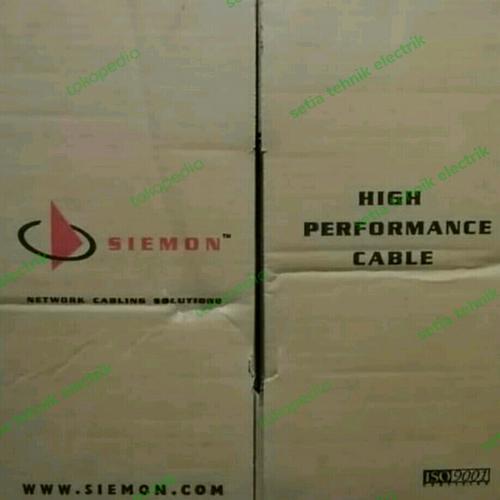 Jual kabel UTP siemon cat6 / kabel LAN siemon cat 6 warna biru 305 ...