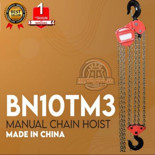 Jual Manual Chain Hoist 10T x 3 Meter / Chain Block 10T x 3M - Jakarta ...