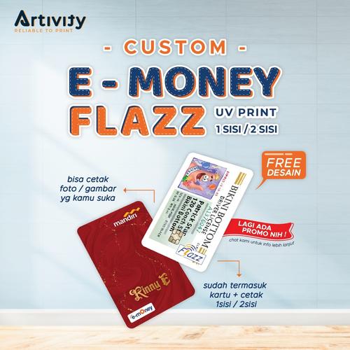 Jual cetak custom e money / flazz print uv include kartu - COVER STIKER, 1SISI - Kota Depok ...