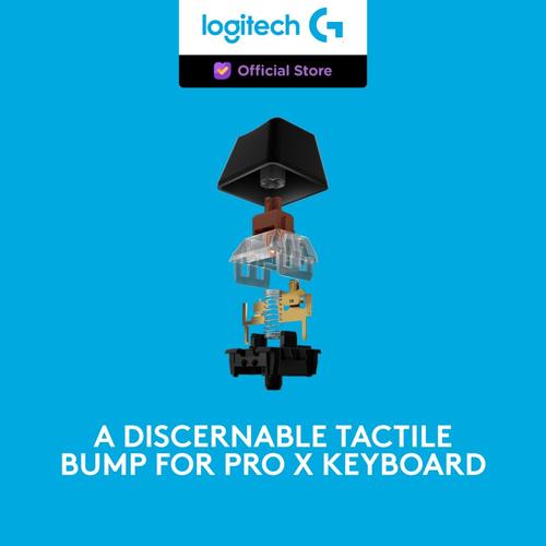 Jual Logitech GX Switch Mechanical Keycaps Keyboard Gaming - Brown ...