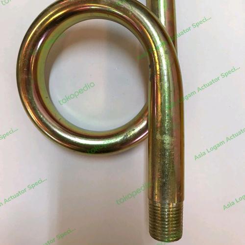 Jual pipa siphon besi shifon sifon syphon drat tipe O pressure gauge ...