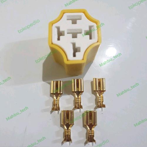 Jual soket relay 5 pin keramik warna kuning - Kota Surabaya - Mahbu ...