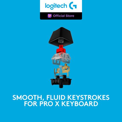 Jual Logitech GX Switch Mechanical Keycaps Keyboard Gaming - Red Linear ...