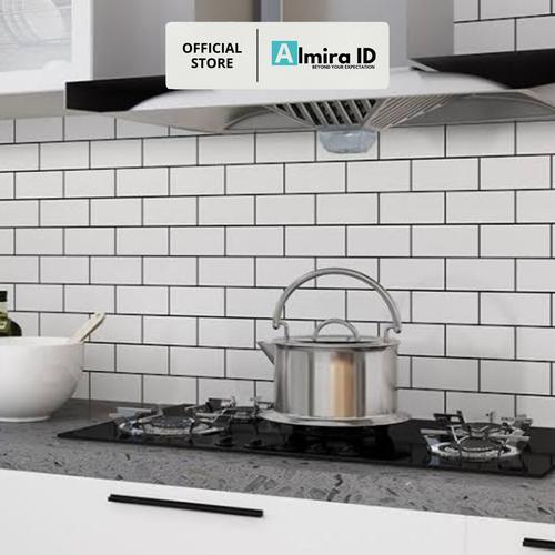 Jual Stiker Dapur 60cm x 3m sticker anti air / minyak / panas - pot ...