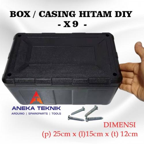 Jual Box Kotak Casing Plastik X9 for Komponen DIY Ukuran 250 x 150 x ...