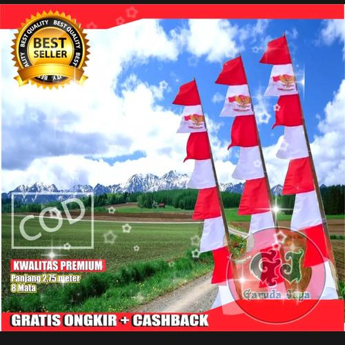 Jual bendera bandir merah putih bendera umbul-umbul bendera umbul-umbul ...