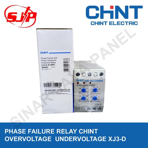 Jual PHASE FAILURE RELAY OVERVOLTAGE UNDERVOLTAGE CHINT XJ3-D ORIGINAL ...