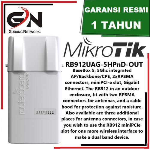 Jual Mikrotik Basebox5 Routerboard RB912UAG-5HPnD-OUT Basebox 5 - Jakarta Pusat - Gudang Network ...
