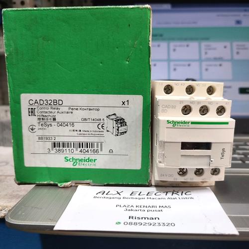 Jual CAD32BD CONTACTOR RELAY SCHNEIDER CAD32 24VDC ORIGINAL - Jakarta ...