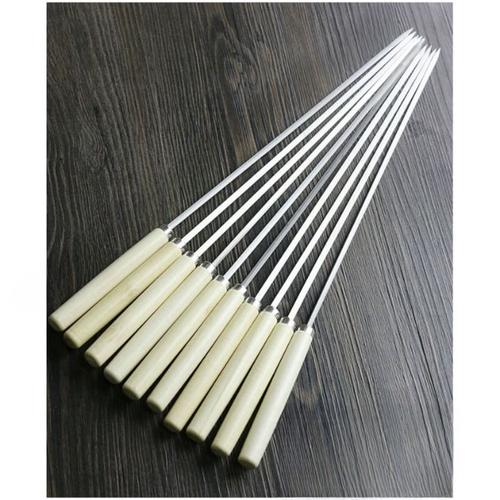 Jual Halojaju Alat Tusuk Sate Dengan Gagang Barbeque Stainless Steel ...