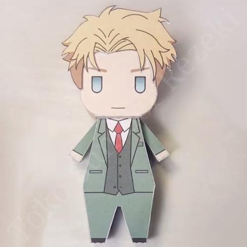 Jual Anime Figure Papercraft Spy x Family Loid Forger Paper Craft BTS ...