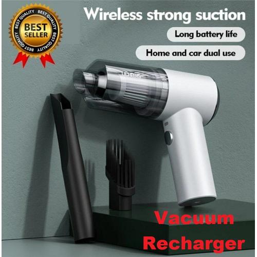Jual wireless Vacuum recharger VACUUM mobil PORTABLE tanpa kabel ...