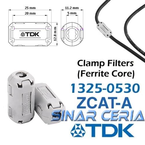 Jual TDK Magnet / Ferrite ( Diameter 4mm-6mm) Type TDK ZCAT 1325-0530 ...