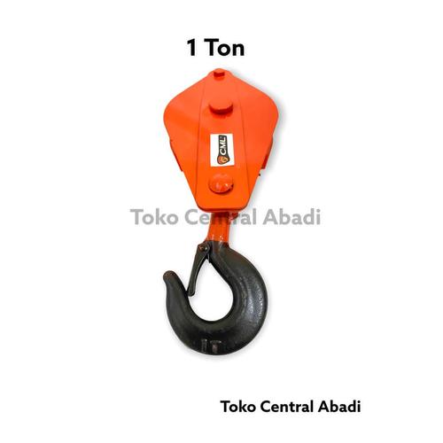 Jual Katrol Kapal Kerekan Sumur CAMEL 1 Ton l Timba Besi | Katrol ...