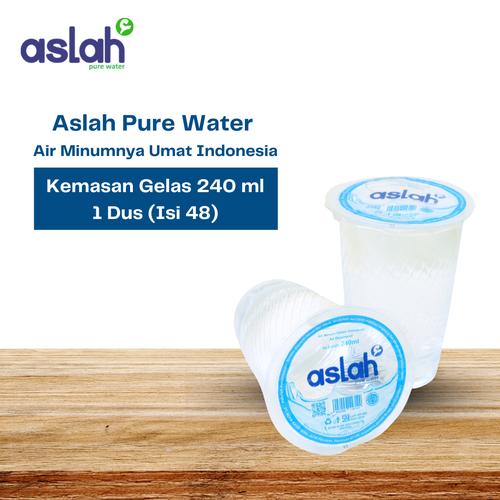 Jual ASLAH Air Mineral 240 ml (1 Dus) - Kota Surabaya - Aslah Pure ...
