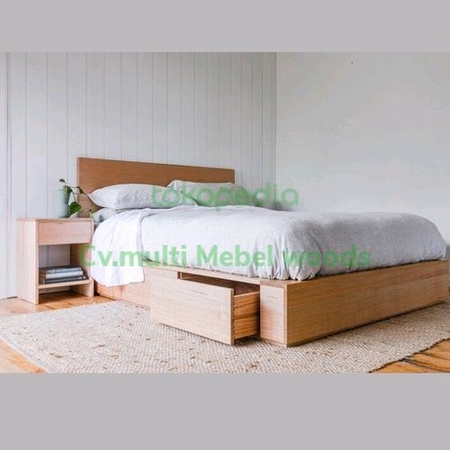 Jual divan 180x200 minimalis laci kolong - Kab. Lebak - Cv.multi Mebel woods | Tokopedia