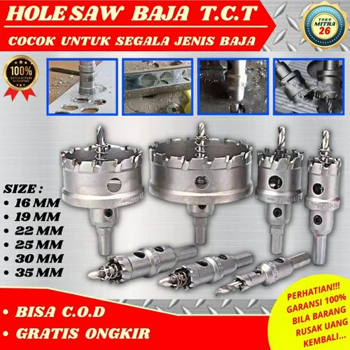 Jual Hole saw TCT Holesaw carbide TCT untuk stainless baja pembolong ...
