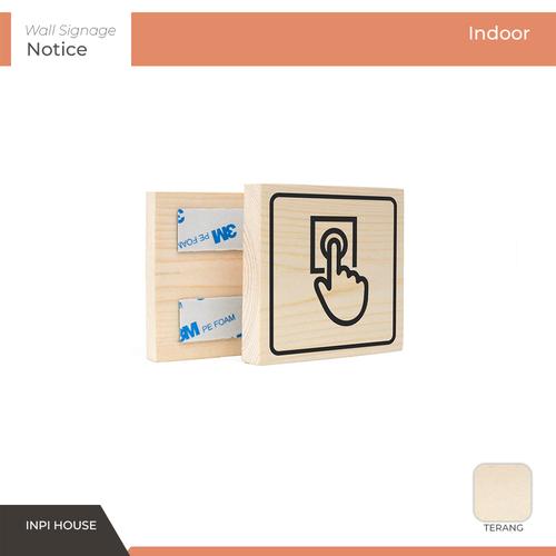 Jual bell button sign system - door sign - signage - Kota Bandung ...