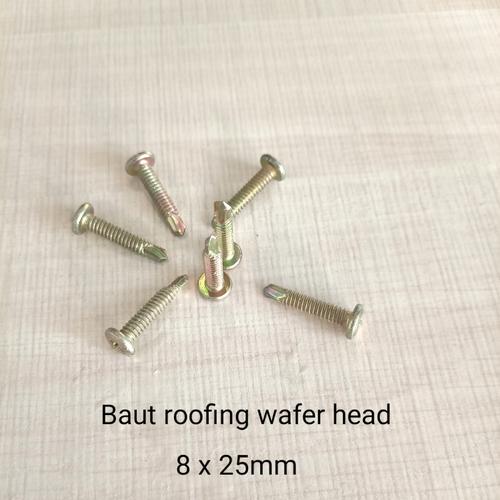 Jual 50 pcs@baut wafer head 8 x 25mm /baut roofing Sds 2,5cm - Kab ...