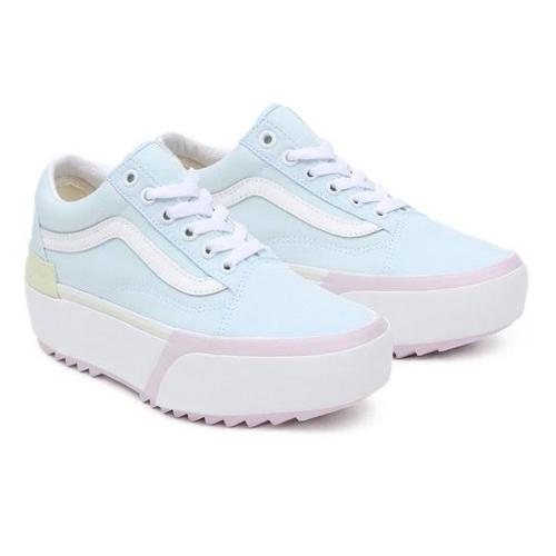 Jual Vans Old Skool Stacked Pastel Multi True White - 40 - Kota Bandung ...