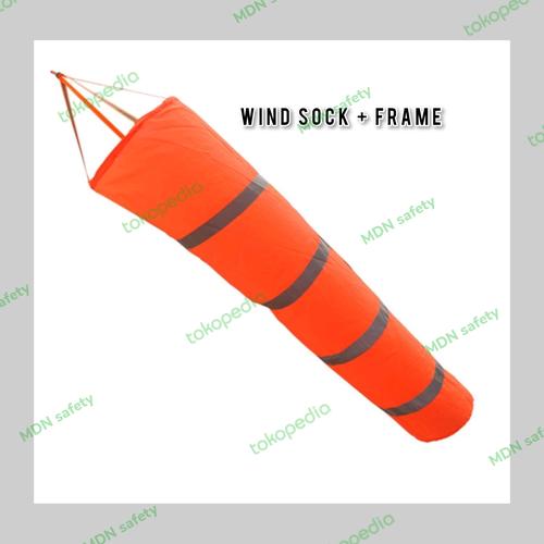 Jual Wind Sock + Frame l Petunjuk Arah Mata Angin l Ukuran 50cm×1.5m× ...