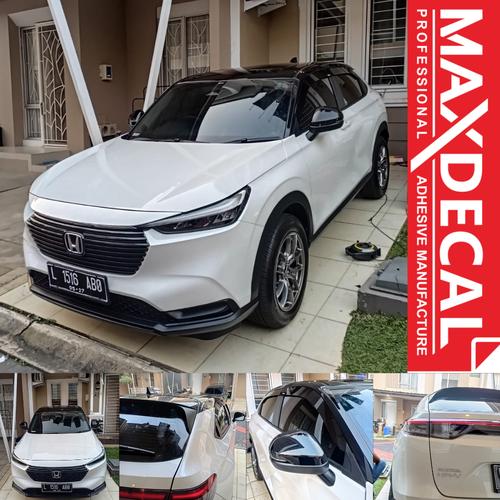 Jual PROMO! Premium Wrapping Sticker Mobil Two Tone Hitam Super Glossy ...